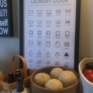 Laundry Guide / Instant Download / Printable / Washing Symbols ...