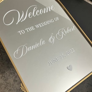 Event Timeline Wedding Sign Decal /personalized Couples Names | Etsy