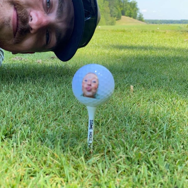 Golf Ball With Face on It, Your Face on Golf Ball, Custom Image Golf ...