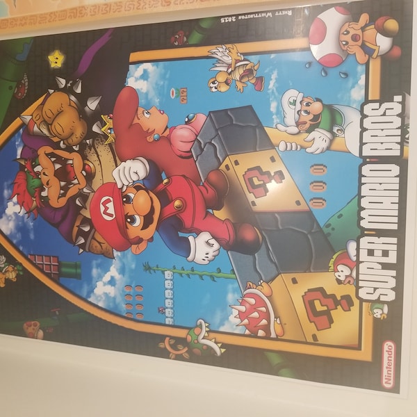 Super Mario Bros. Poster - Etsy