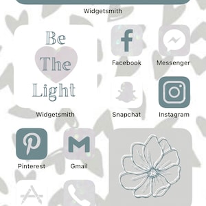 Ios14 Water Opal Icon Pack Teal Iphone IOS14 App Icons - Etsy