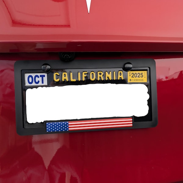 Vintage-toyota-retro-style-license-plate-frame-trd-offroad-tacoma-fj ...