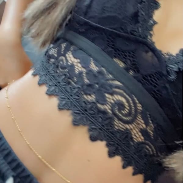 Crystal Ladder Body Chain 14k Gold Filled Body Chain Gold Stainless