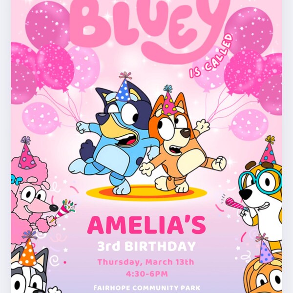 Bluey Welcome Sign Birthday, Bluey Birthday Party Sign, Girl Boy ...