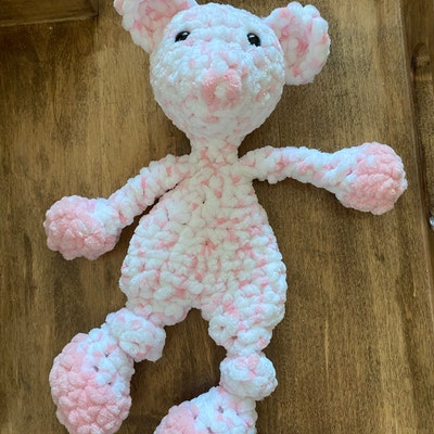 MINI Pia Pig Knotted Lovey Crochet Pig PATTERN - Etsy