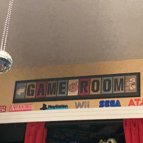 Nintendo Switch Video Game Logo Sign 7.5in (3D Printed, Man Cave, Game ...