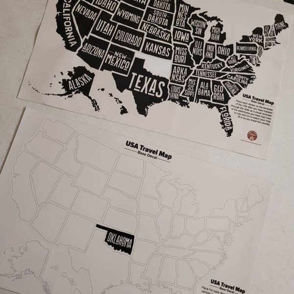 USA Magnet - Travel Map for Rv's and Campers - Etsy