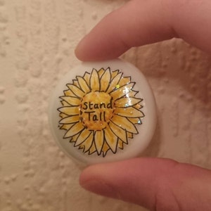 You Are Loved Sparkly Heart Pebble /positive Pebbles /kindness - Etsy