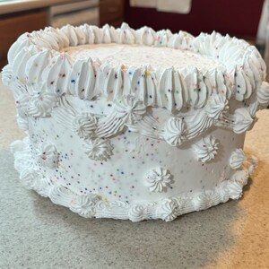 Princess Fake Cake. Pastel Pink. Photo Prop. Fake Cake for Display ...