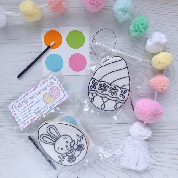 Easter Paint Your Own Cookie Instructions. Easter PYO Cookie Printable ...