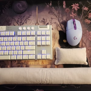 Mustard Flowers Floral Keyboard Rest and / or WRIST REST for Mousepads ...