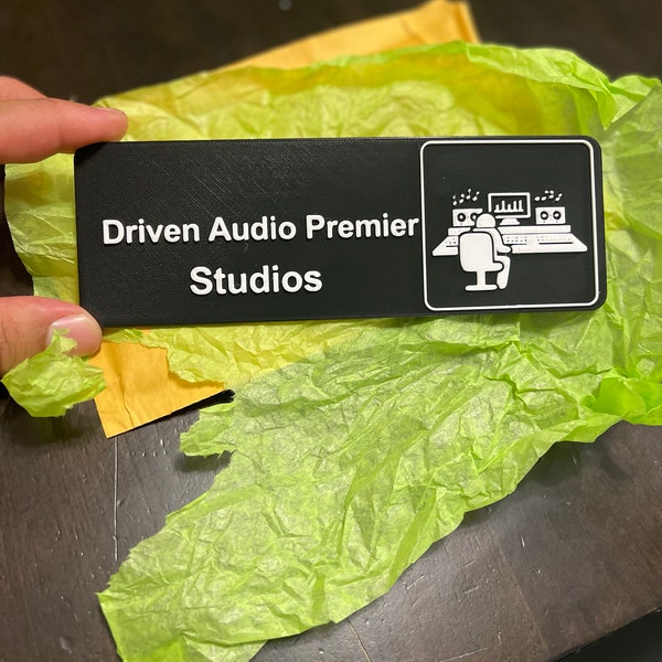Personalized: Music Recording Studio Sign - Producer Plaque - Etsy