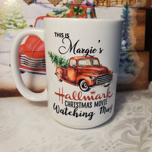 Personalized This is My Hallmark Christmas Movie Watching Mug Christmas ...