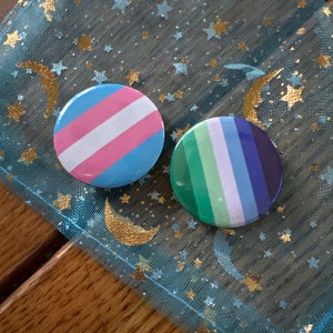 Acespec & Arospec Pride Flags 1.25 Inch Accessories Pins, Magnets ...