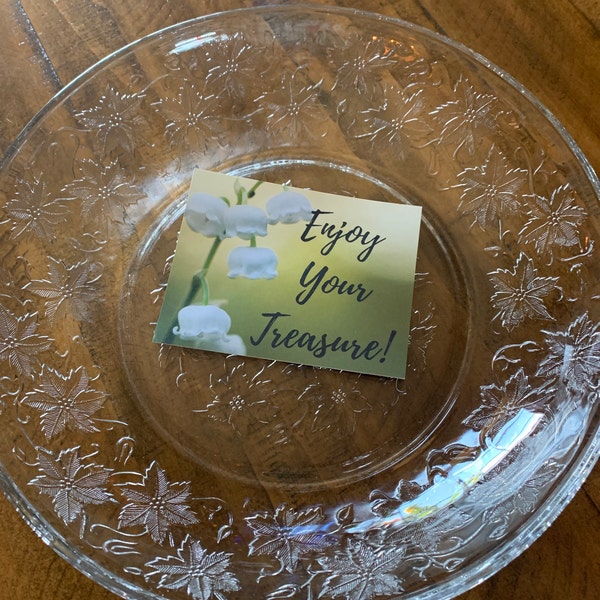 Snack Plates Fan Shaped Clear Glass Snack Plate Only - Set of 4 - Etsy