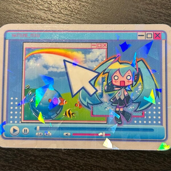 Hatsune Miku Frutiger Aero Sticker - Etsy Australia