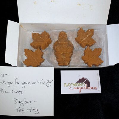 FREE SHIPPING Candy/peanuts 1lb Each 100% Pure Vermont MAPLE - Etsy