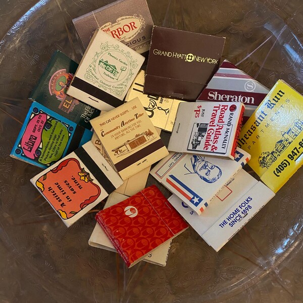 Vintage Matchbooks (lots of 16) - Etsy