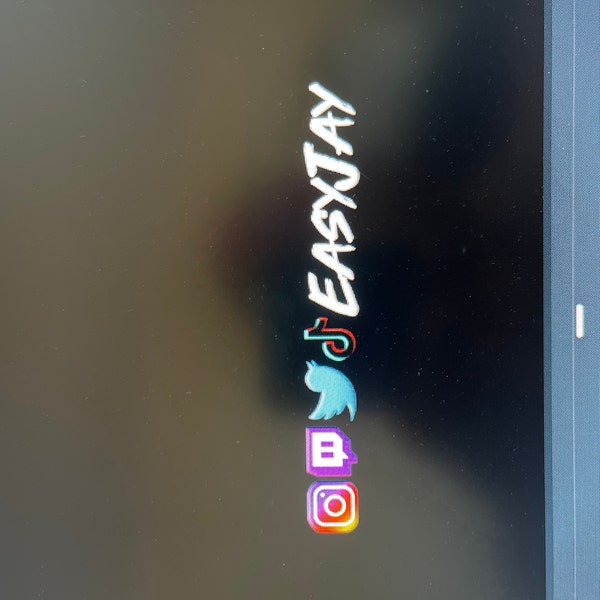 Custom Social Media Overlay for Twitter Twitch Tiktok Discord Instagram ...