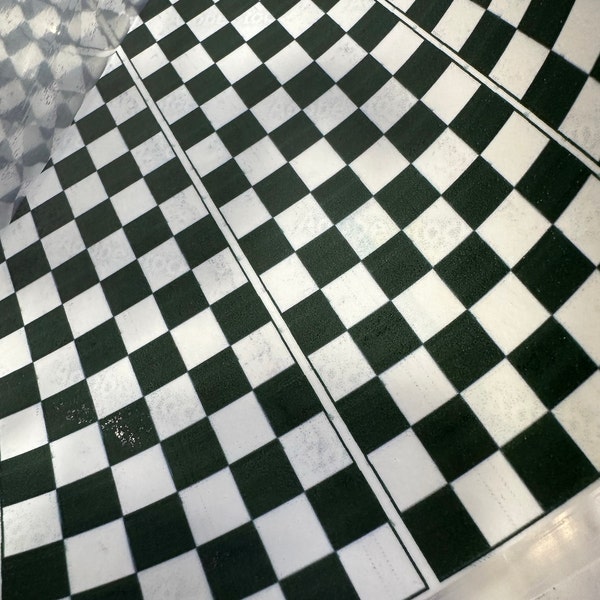 RACING CHECKER BOARD Cake Strips Edible Birthday Cake Strips, Cake Side ...