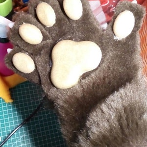 DIGITAL 5-fingered Hand Paw Pattern for Fursuits PDF Download - Etsy