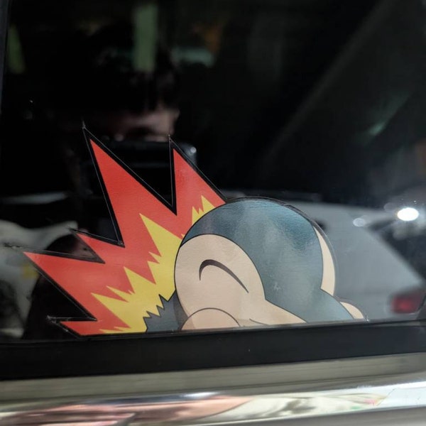 Bulbasaur Peeker Sticker - Etsy