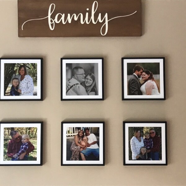 Family Painted Wood Sign| Rustic Wood Sign| Farmhouse Decor| Living ...
