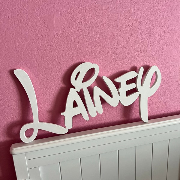 Disney Name - Wooden Name - Name Wall Hanging - Nursery Wall Hanging ...