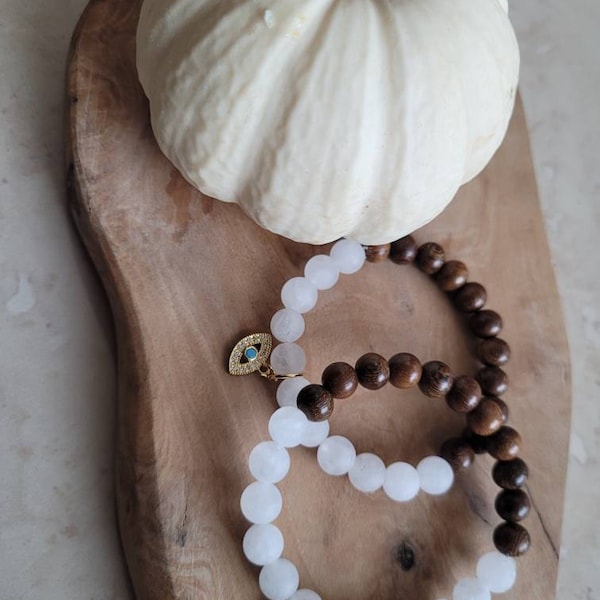 Matte White Jade Beads, 6mm 8mm 10mm, Full Strand 15.5 Inches, Gemstone ...