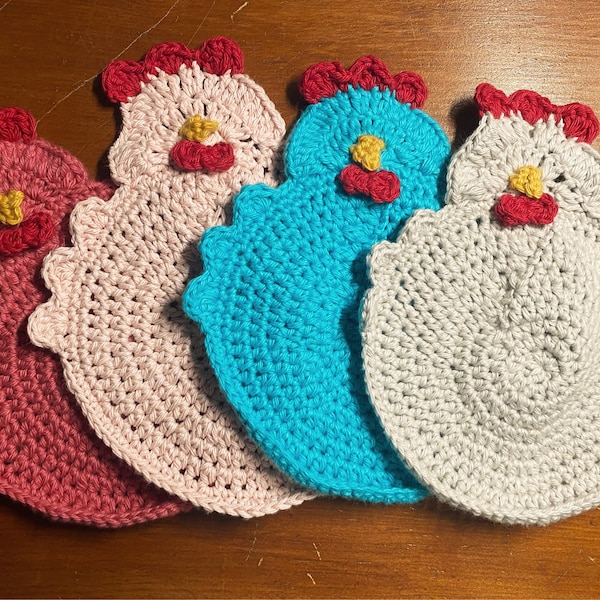 CROCHET PATTERN - Farmhouse Trivet Potholder Crochet Pattern Instant ...