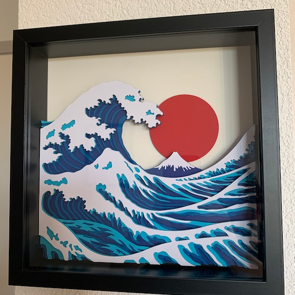 Shadowbox 3D Sonic - Etsy