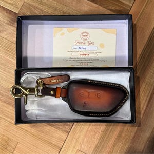 2023 2024 Mini Cooper S JCW Key Fob Cover, Leather Key Case for Keyless ...