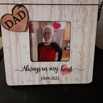 Dad Memorial Gift, Dad Memorial Frame, Loss of Father Gift, Dad Loss ...
