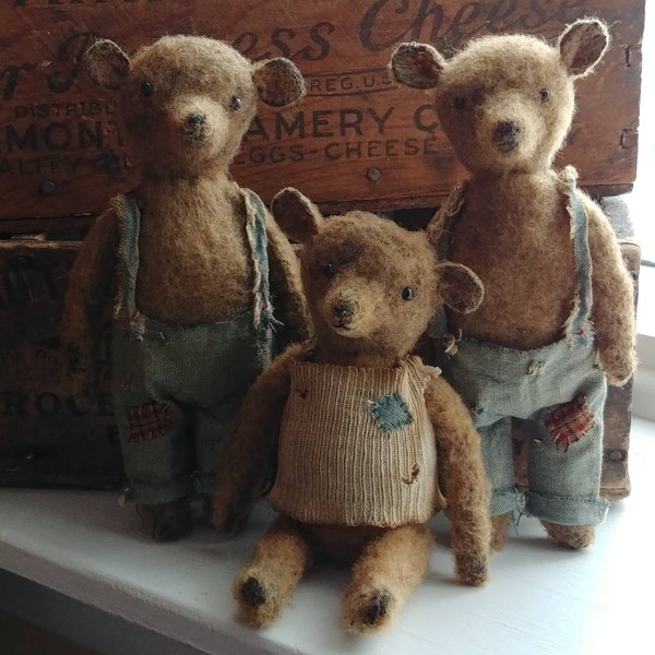 Digital Download PATTERN - Tiny Ted - Etsy