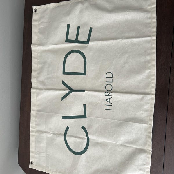 Baby Name Flag Canvas Flag Nursery Kids Room Name Sign Custom Boy ...