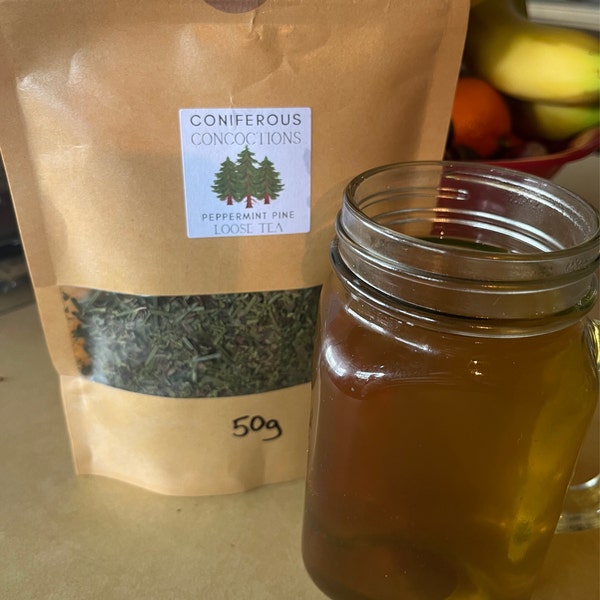 VARIETY TEA PACK, White Pine, Balsam Fir & Red Pine Tea, Organic ...