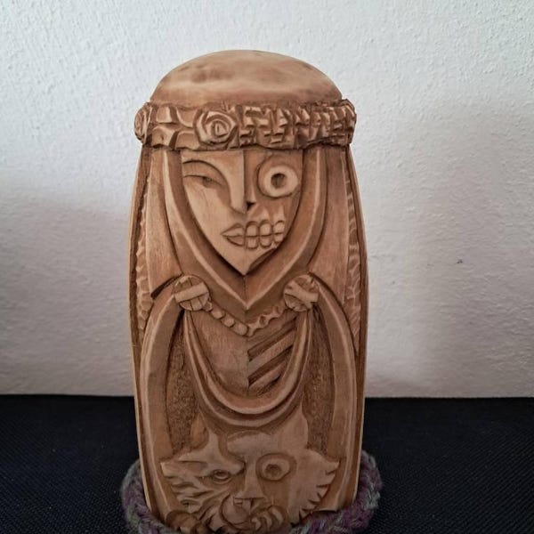 Goibniu God Satuette Made From Linden. Goibniu / Gaibhne Irish ...