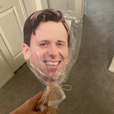 Big Head set of 6 Custom Face on a Large Popsicle Stick - Etsy