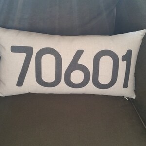 Personalized Zip Code Pillow Personalized Pillow Dorm | Etsy