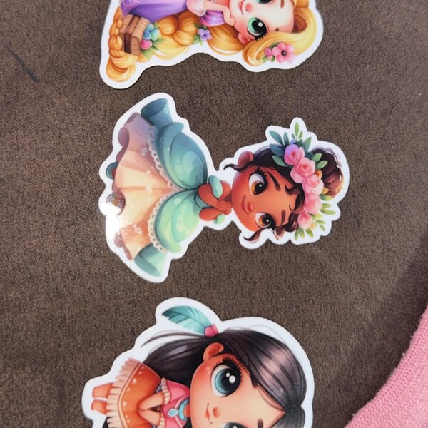 Princess Stickers, Frozen Stickers, Little Mermaid Stickers, Moana ...