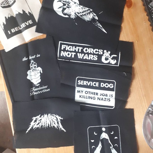 FEMINIST Black Metal PATCH - Etsy