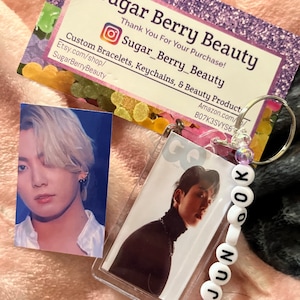 BTS Keychain GQ Magazine Cover Photo Kpop V Jimin Jungkook RM J Hope ...