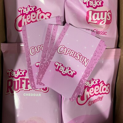 Super Mario Chip Bags, Mario Bros Birthday Chips, Mario Chip Bag 6ct ...