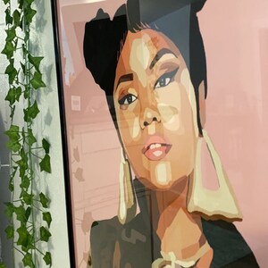 Solange Poster Art Print Portrait Print Celebrity Print | Etsy