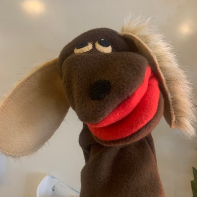 Red Haired Girl Sock Puppet With Braids Class Room Educate Aid Hand ...