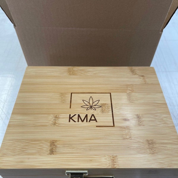 Stash Box Kit in Wood With Lock Personalized With Custom Laser ...