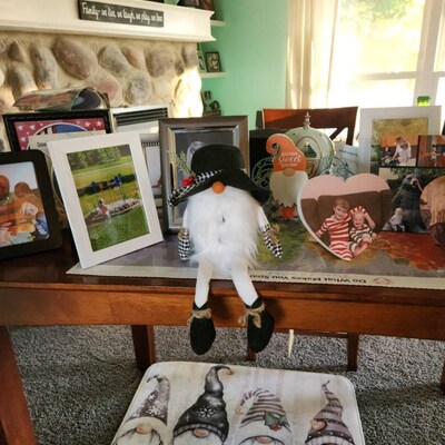 Farmhouse Bunny Gnome Rabbit Gnome Black and White Decor - Etsy