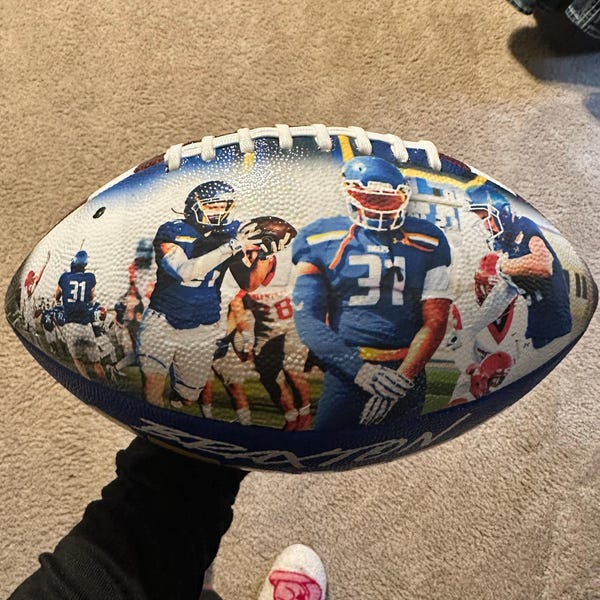 TEMPLATE - Customizable Football Panel Template - Etsy