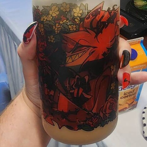 Radio Demon Glass Tumbler - Etsy
