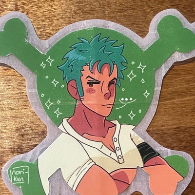 Straw Hat Crew Zoro Sticker - Etsy